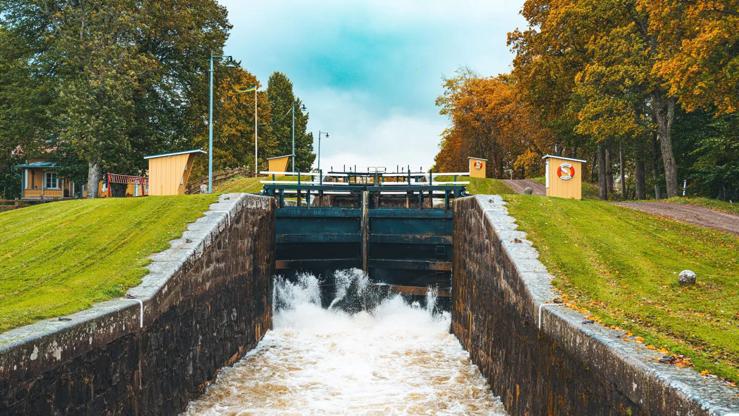 Riksbergs slussar | Göta kanal
