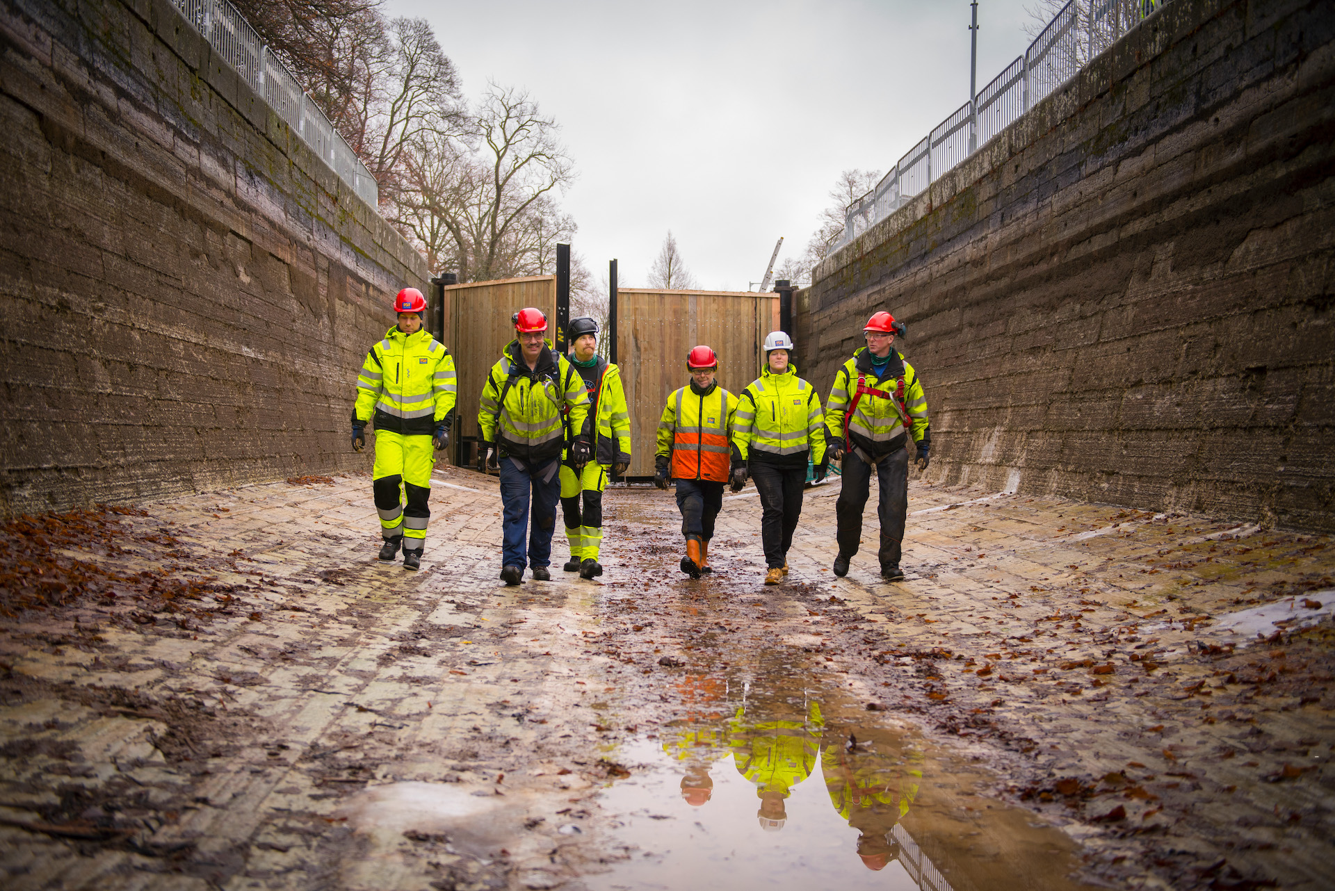 Winter works: a season for repair & maintenance | Göta kanal